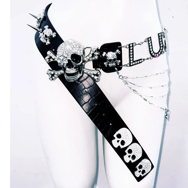 Pendant punk crucifix pentagram necklace – MUDSWEET